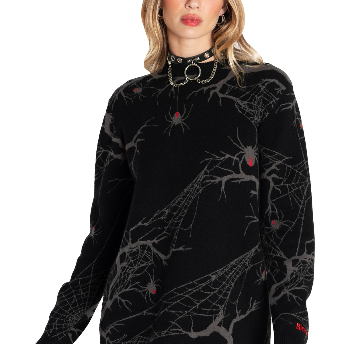 Arachnid Oversized Knit Sweater - Limited – BlackMilk Clothing