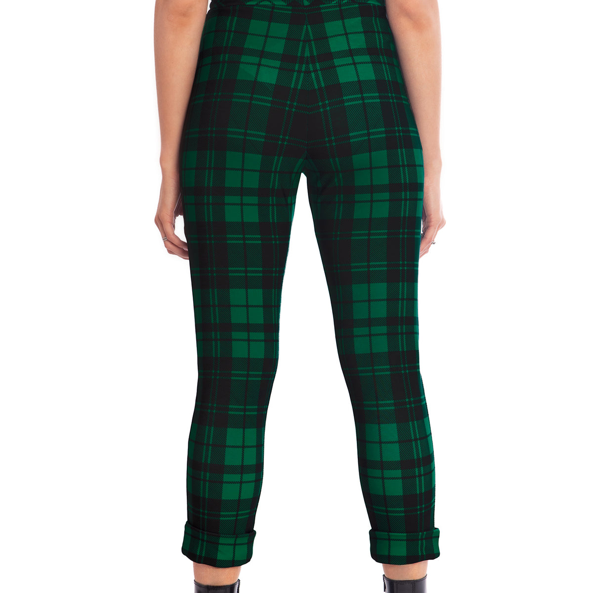 Tartan Pine Cuffed Pants – BlackMilk Clothing