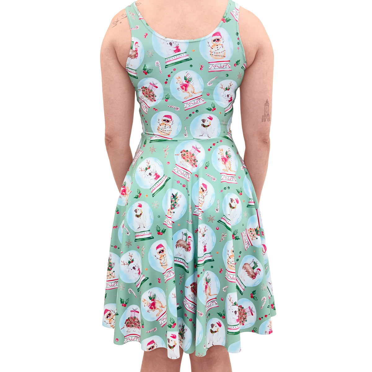 A Little Aussie Christmas Scoop Longline Dress - Limited – BlackMilk ...