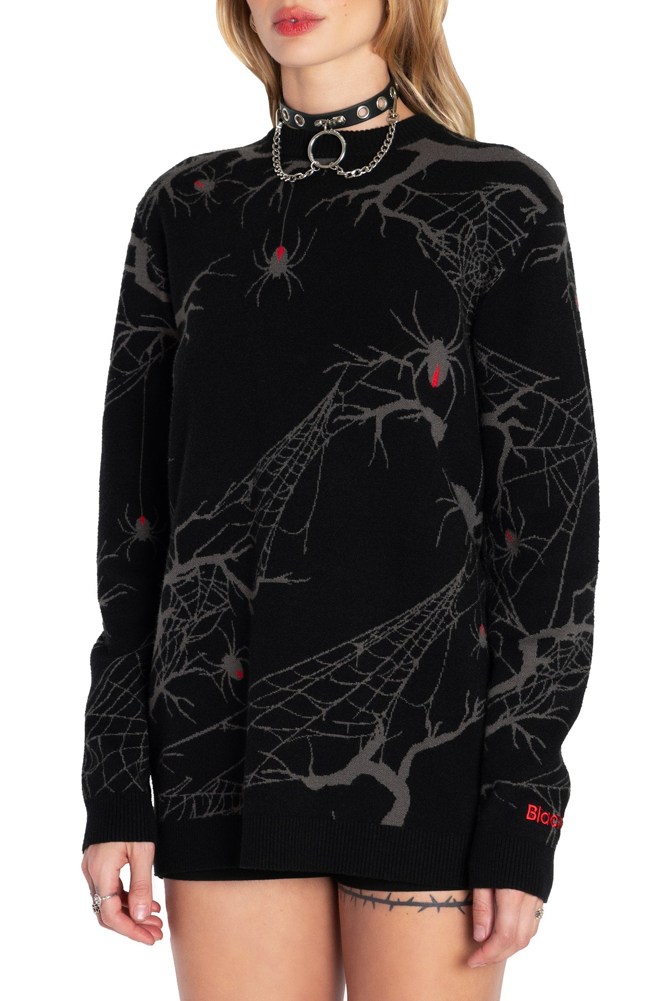 Arachnid Oversized Knit Sweater - Limited – BlackMilk Clothing