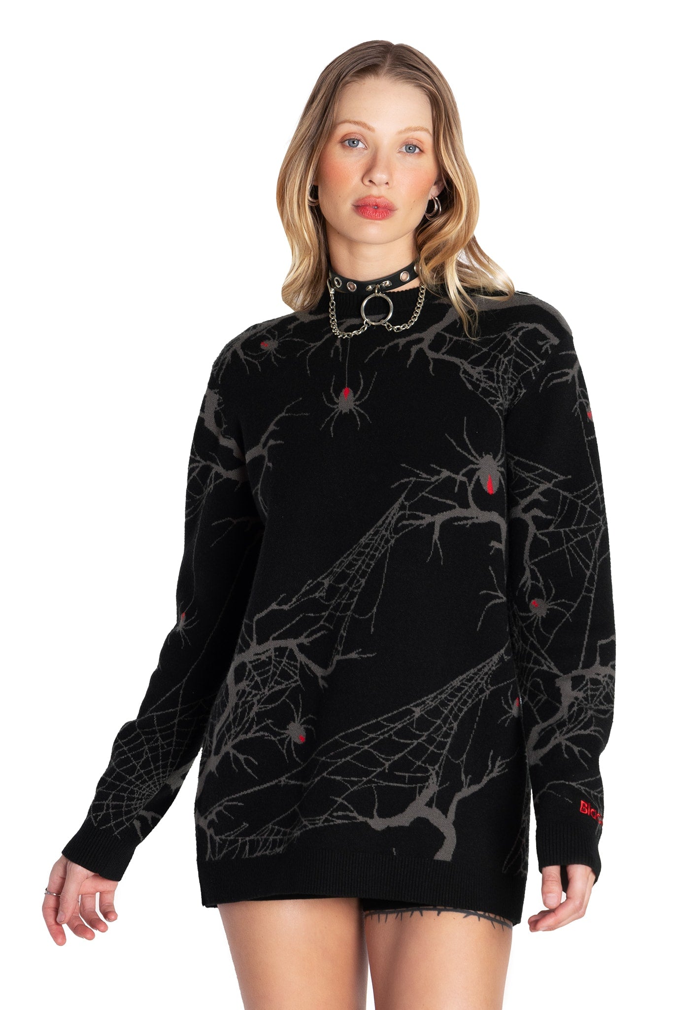 Arachnid Oversized Knit Sweater - Limited – BlackMilk Clothing