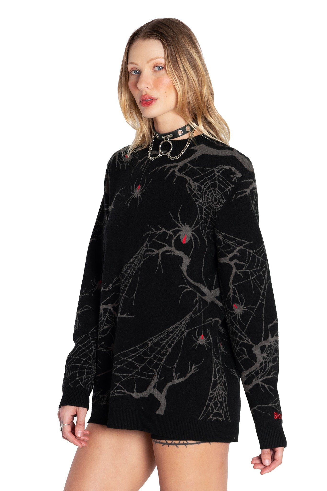 Arachnid Oversized Knit Sweater - Limited – BlackMilk Clothing