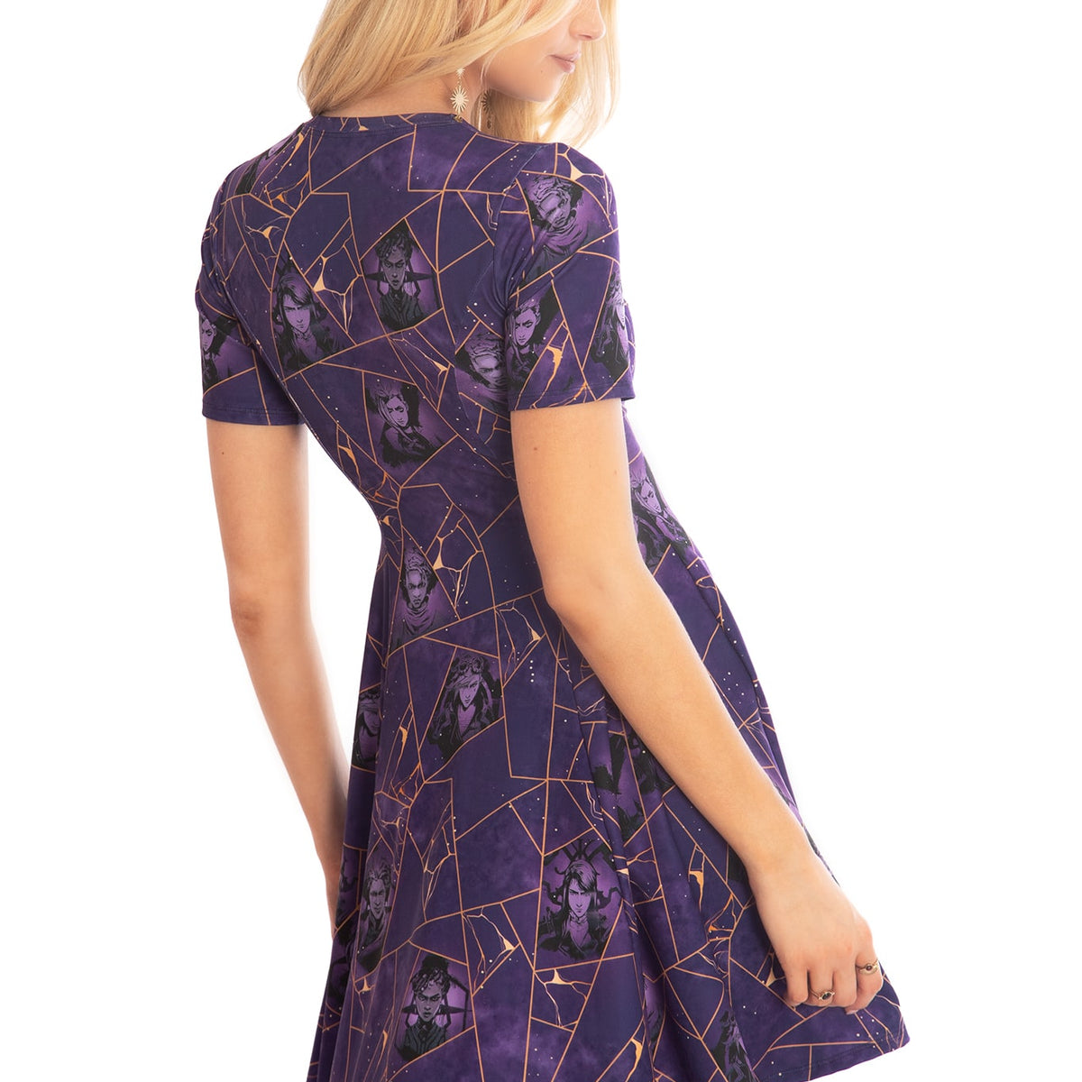 Kintsugi Longline Evil Tee Dress - Limited – BlackMilk Clothing