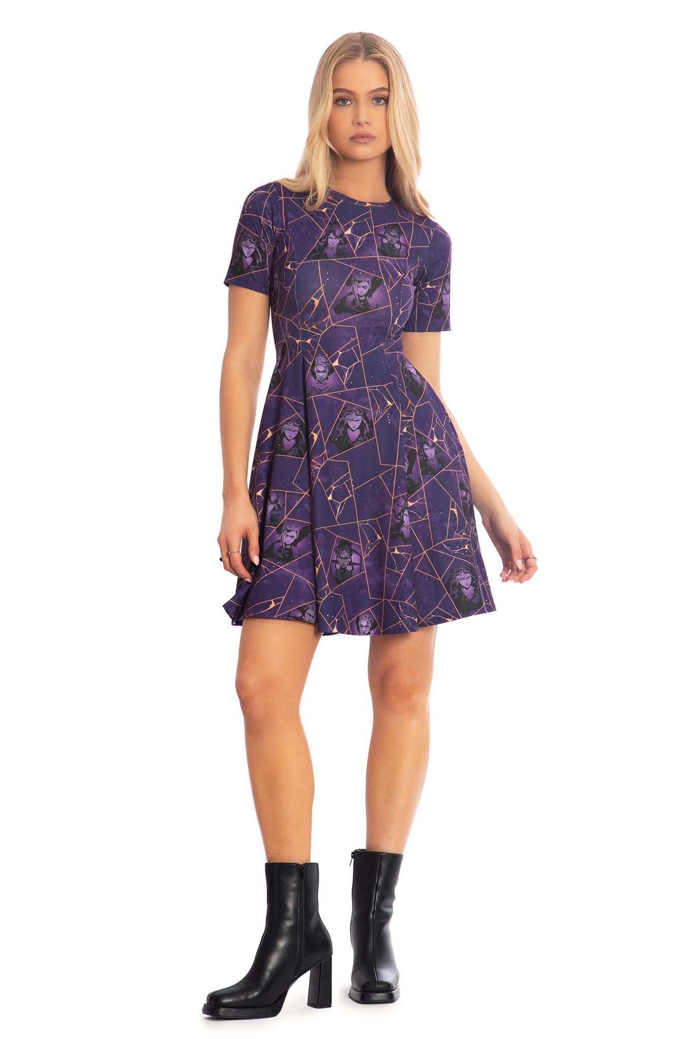 Kintsugi Longline Evil Tee Dress - Limited – BlackMilk Clothing