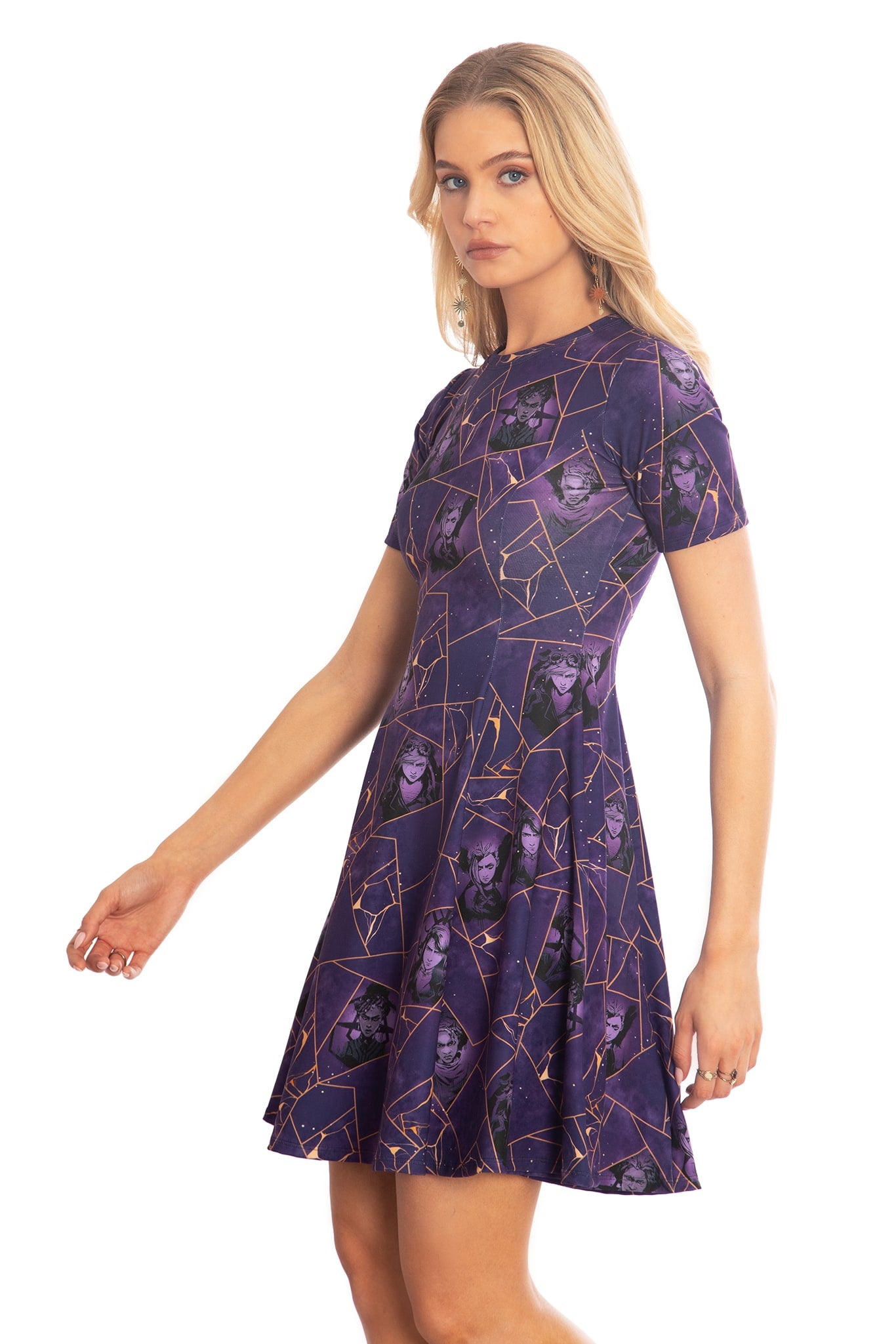Kintsugi Longline Evil Tee Dress - Limited – BlackMilk Clothing