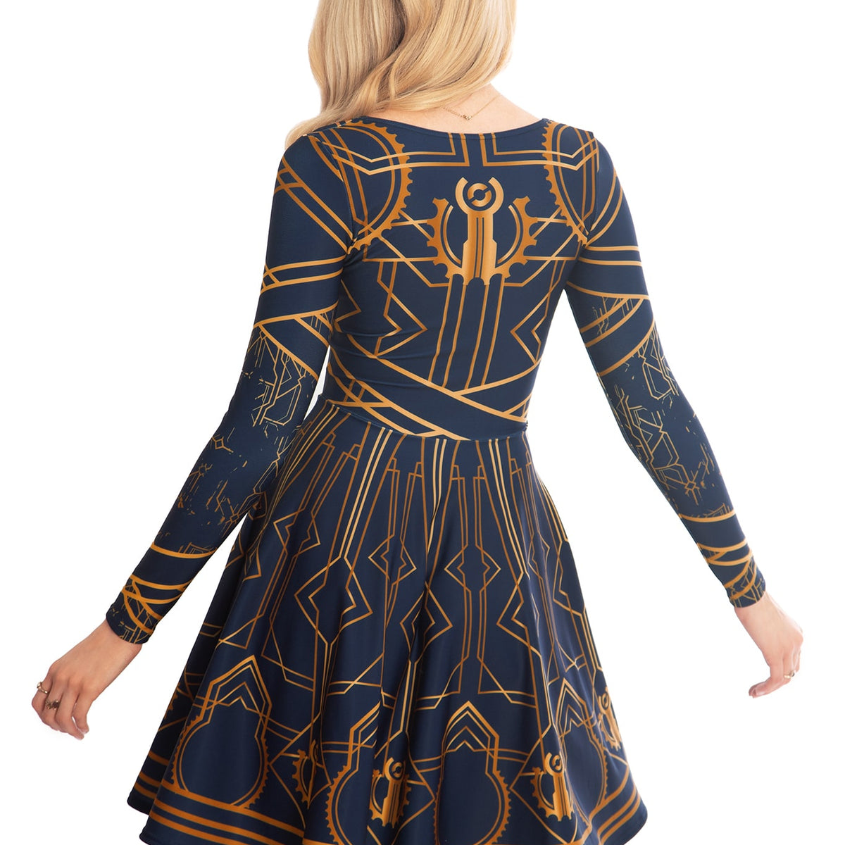 Piltover Toastie Long Sleeve Longline Dress - Limited – BlackMilk Clothing
