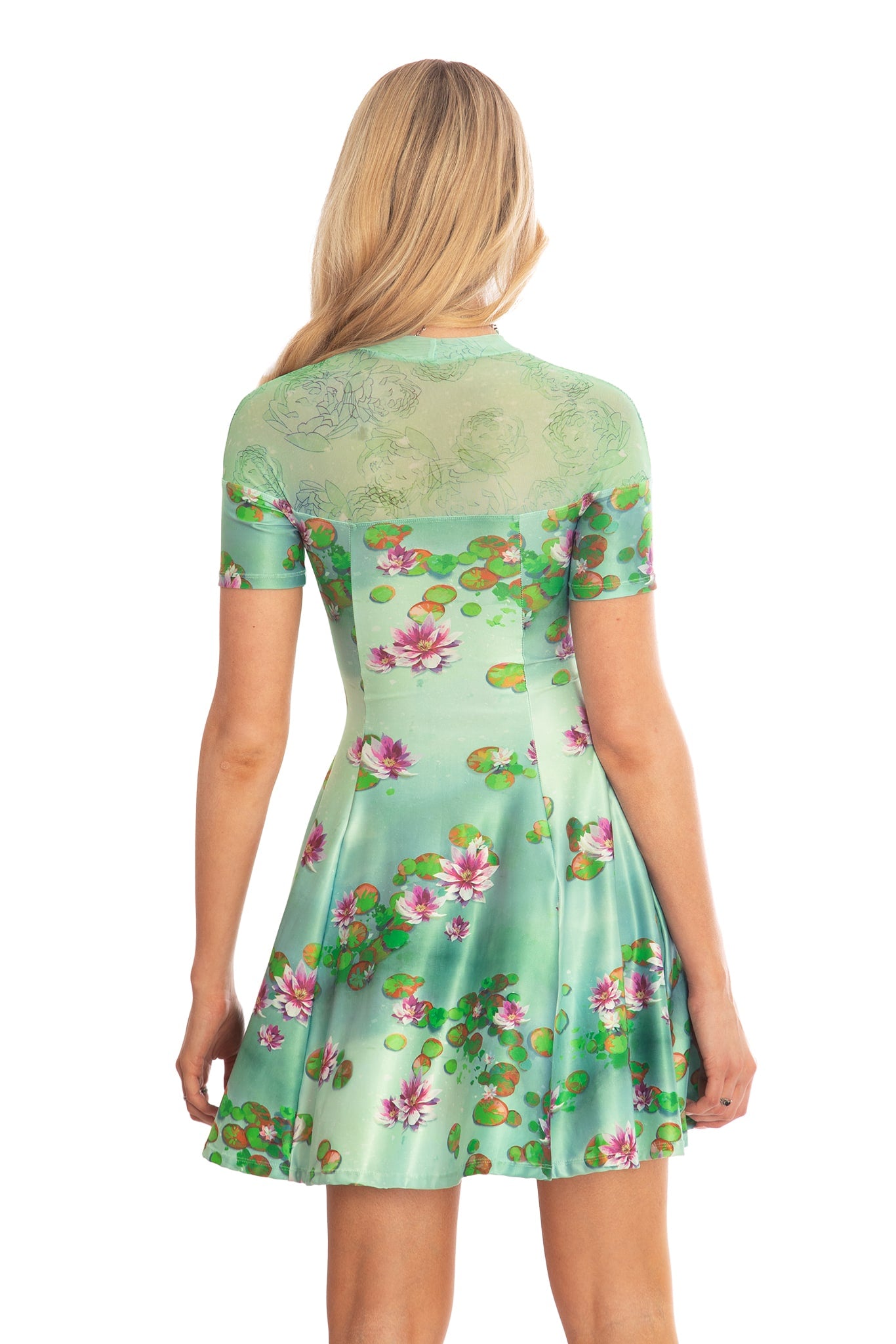 Sanity Check Sheer Splice Evil Tee Dress - Limited – BlackMilk Clothing