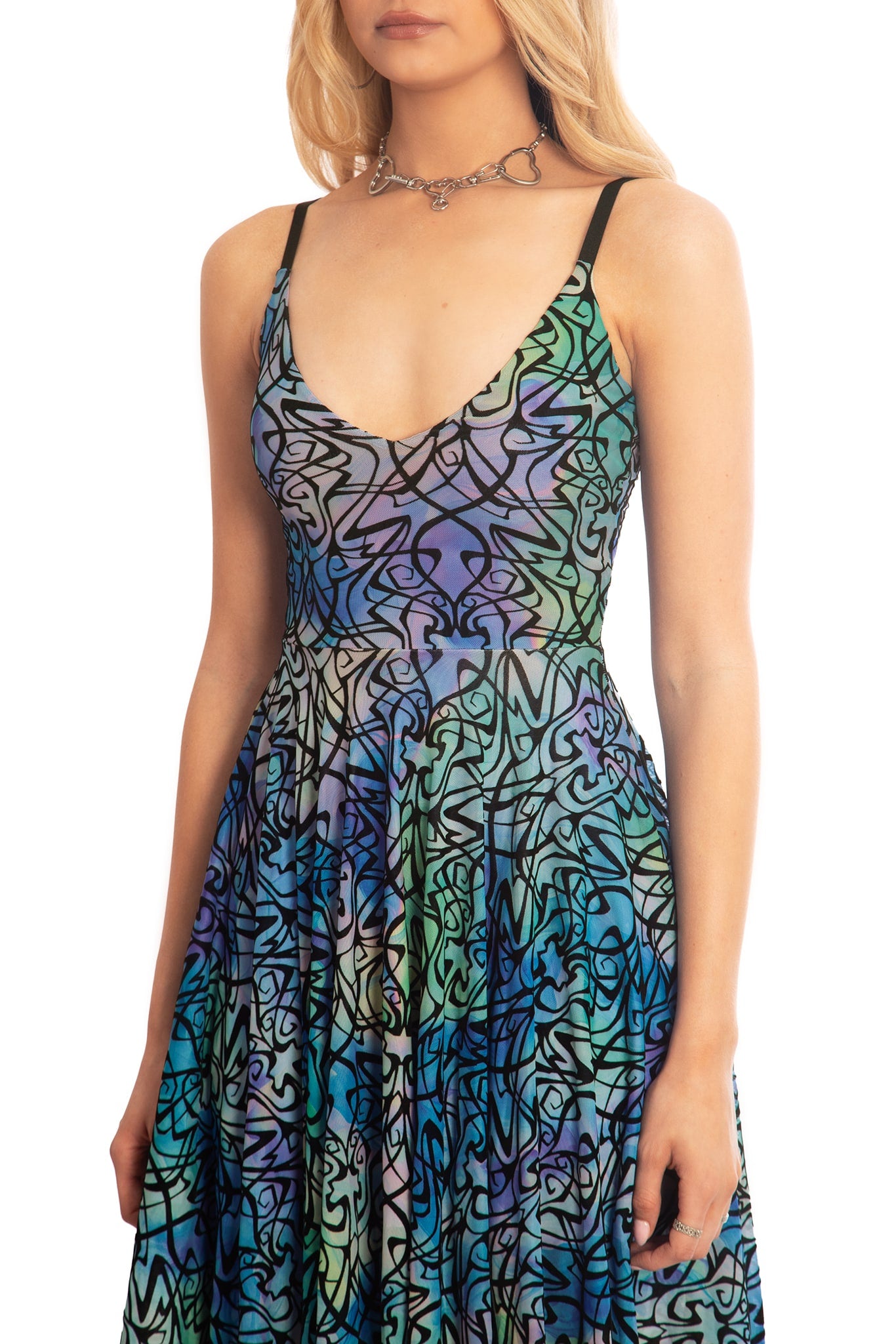 Stained Glass Zaun Handkerchief Dress - Limited – BlackMilk Clothing