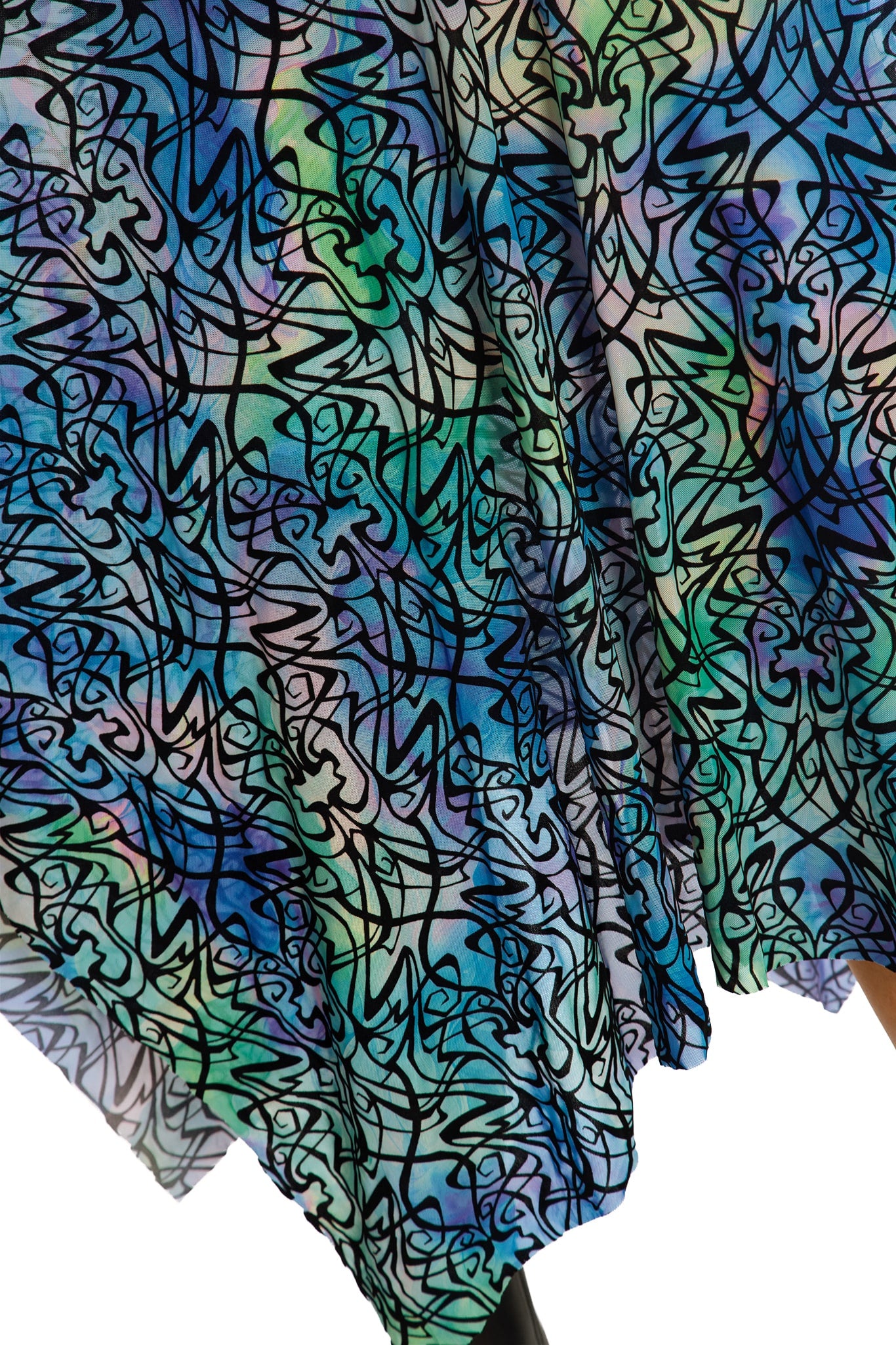 Stained Glass Zaun Handkerchief Dress - Limited – BlackMilk Clothing