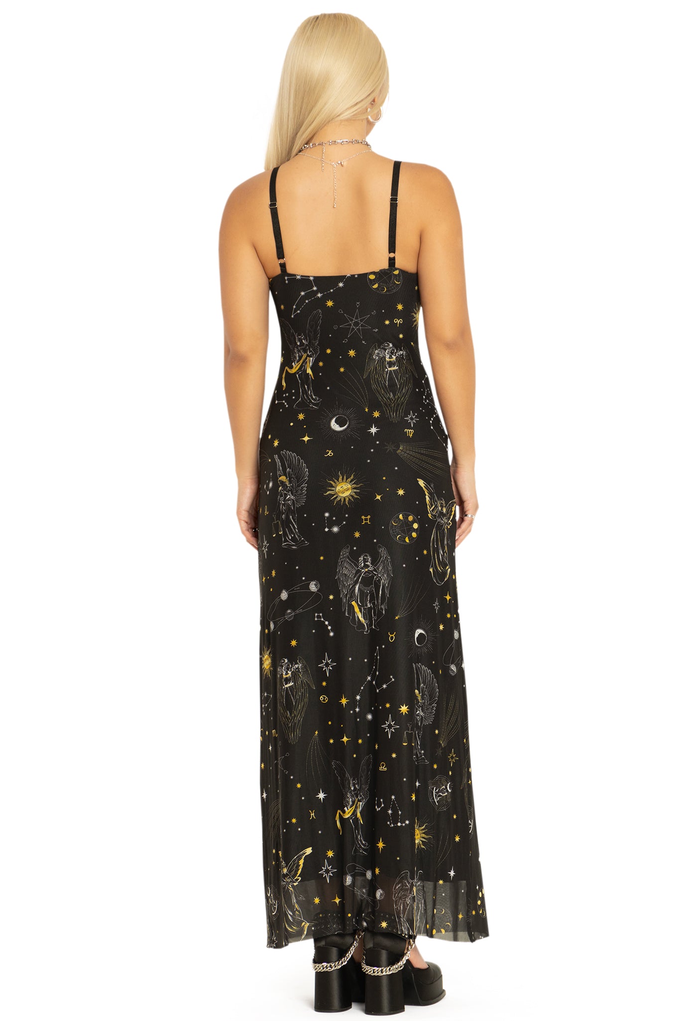 Archangels Sheer A-Line Maxi Dress - Limited – BlackMilk Clothing