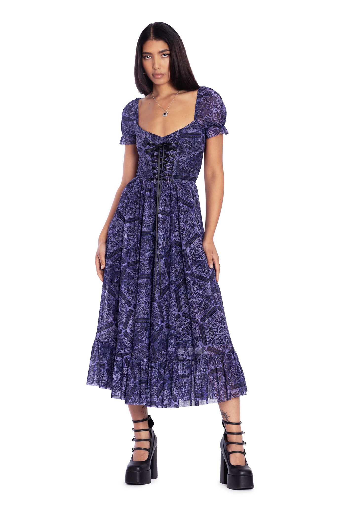 As Above So Below Sheer Corseted Midaxi Dress - Limited – BlackMilk ...