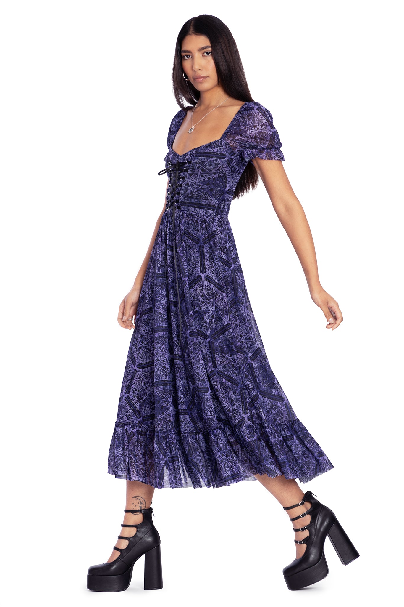 As Above So Below Sheer Corseted Midaxi Dress - Limited – BlackMilk ...