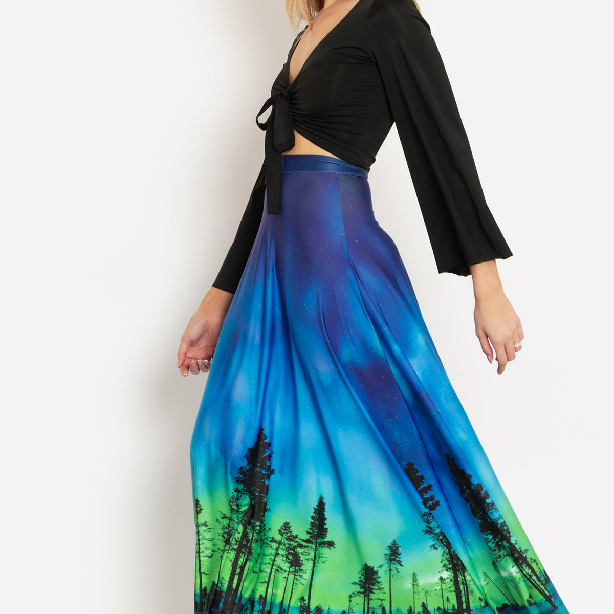 Aurora Skye Maxi Skirt - Limited – BlackMilk Clothing