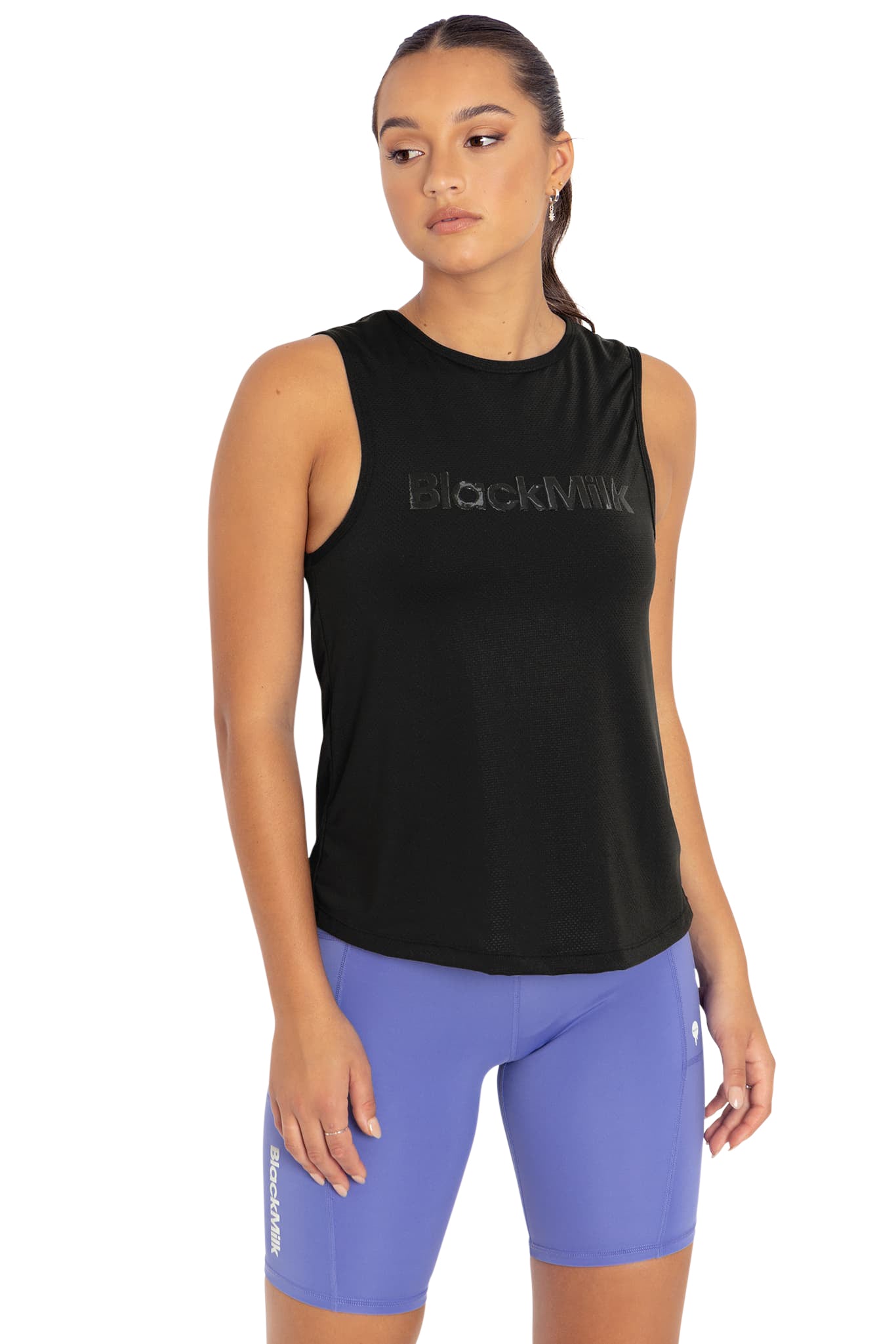 Reppin' It Black Active Tank - Limited – BlackMilk Clothing