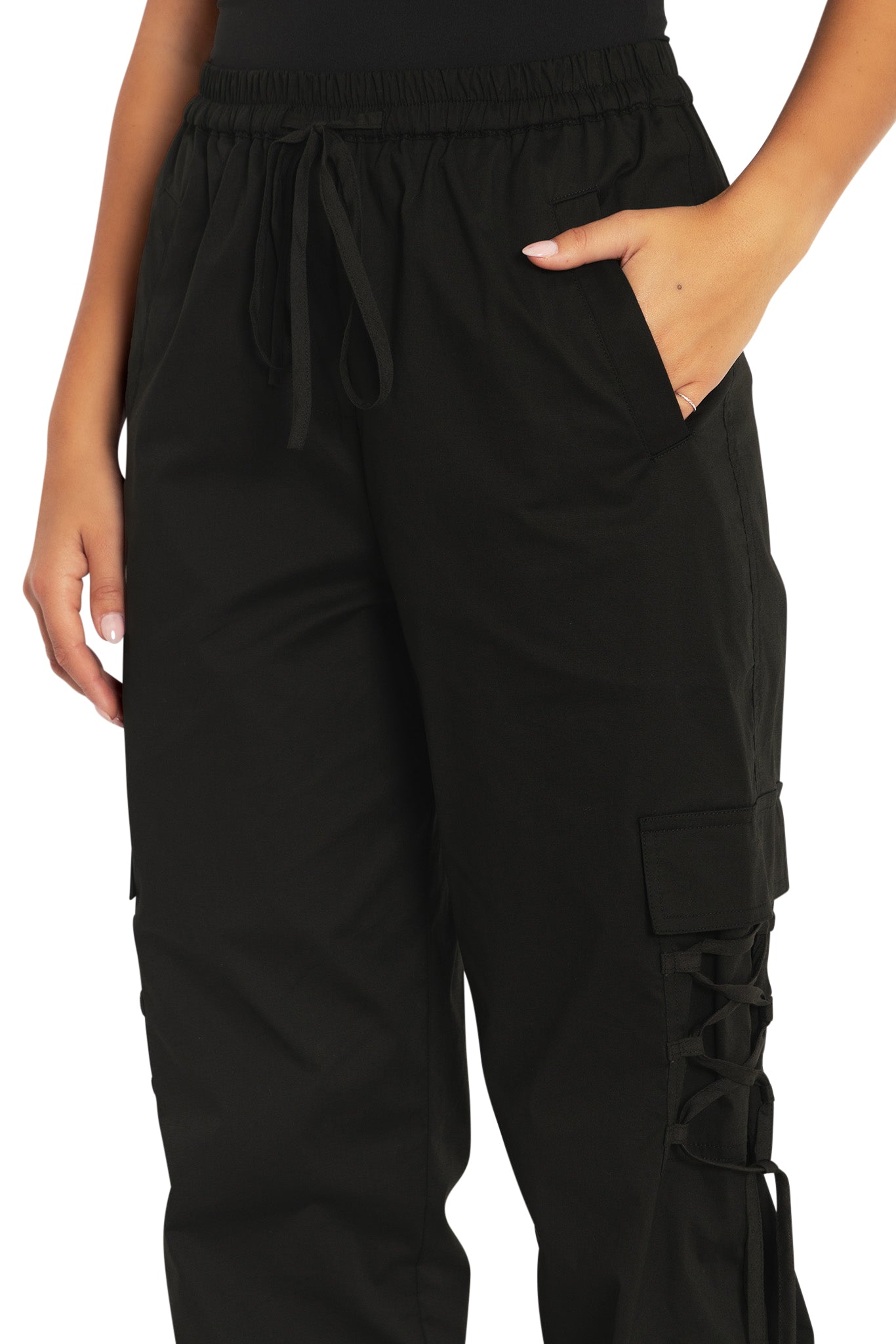 Black Comfy Cargo Pants - Limited – BlackMilk Clothing