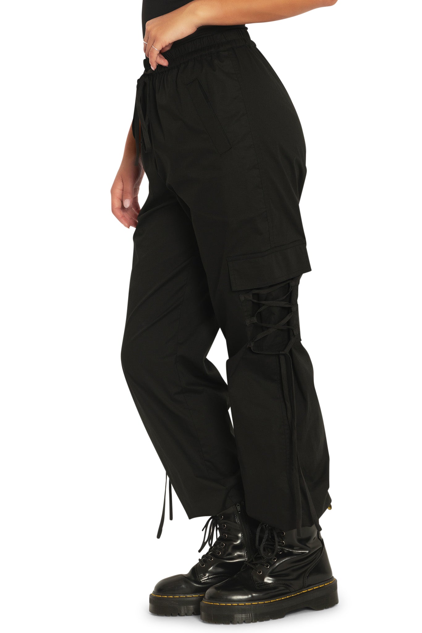 Black Comfy Cargo Pants - Limited – BlackMilk Clothing