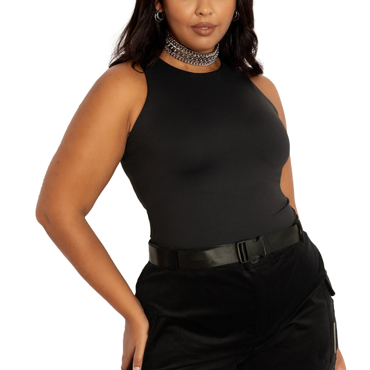 Matte Black Racer Tank – BlackMilk Clothing