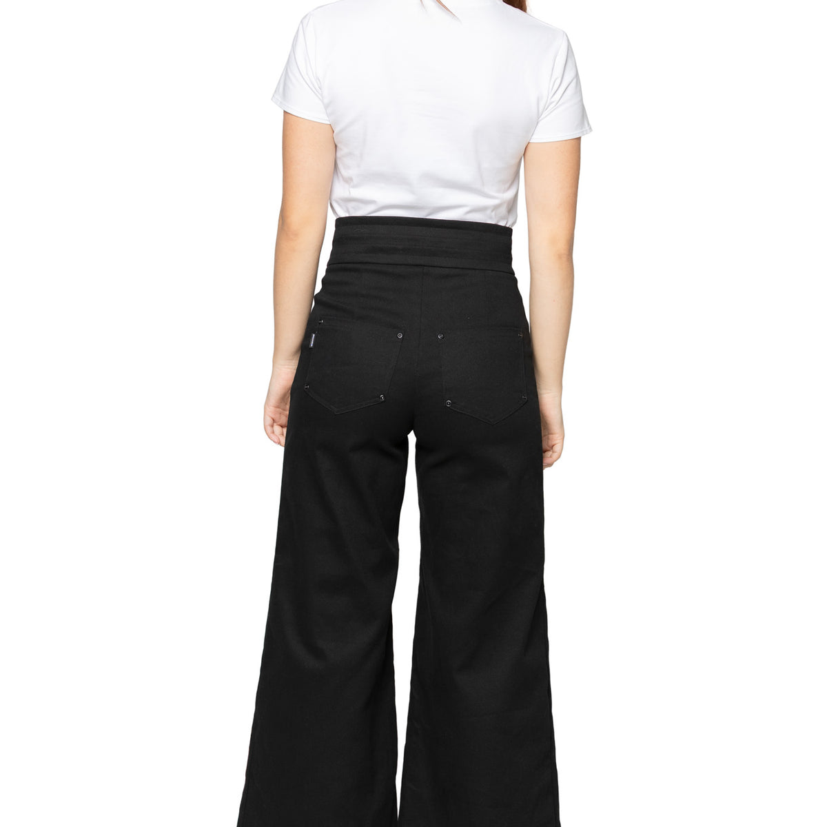 Black Sweeper Wide Leg Pants - Limited – BlackMilk Clothing