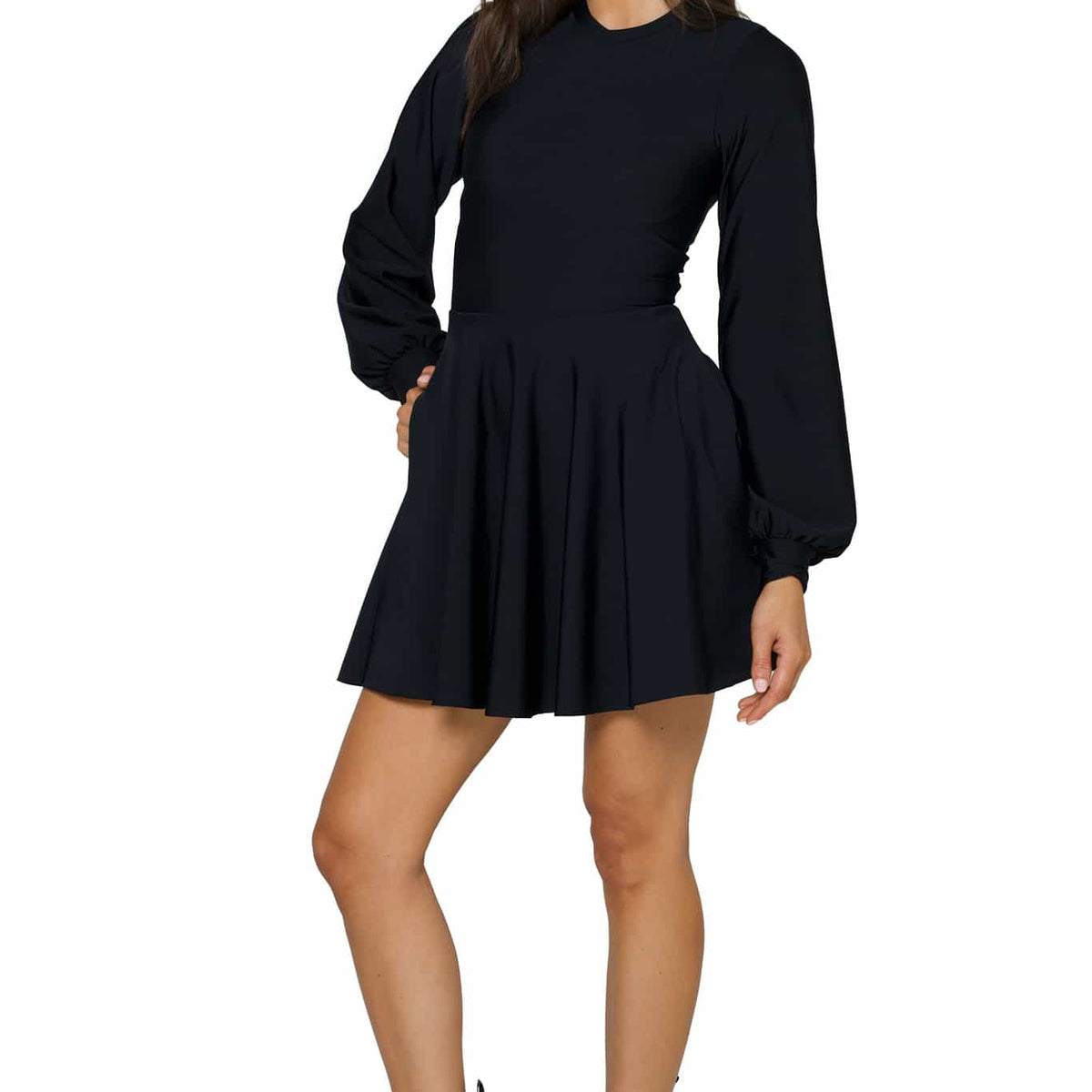 Black Bishop Skater Dress - Limited – BlackMilk Clothing