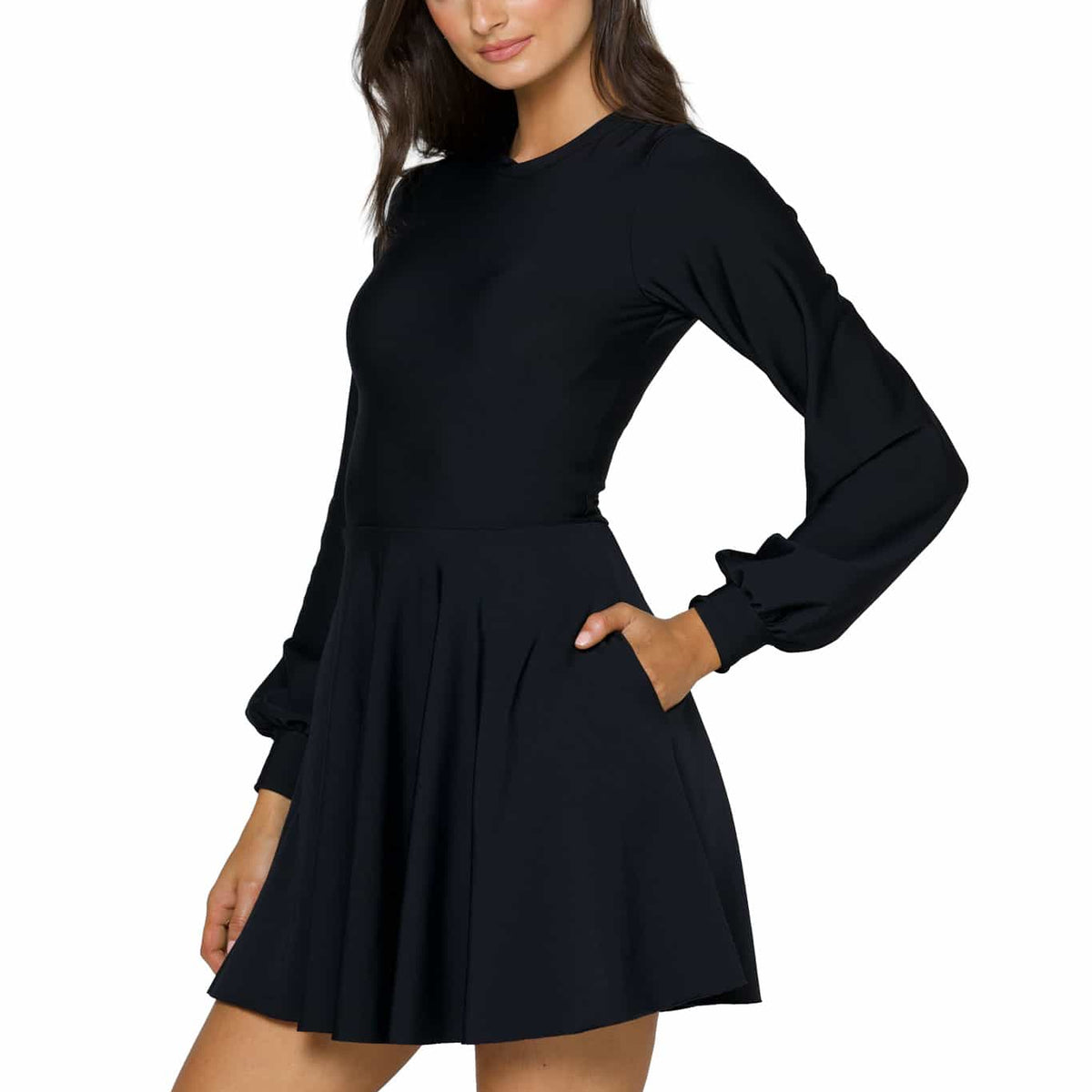 Black Bishop Skater Dress - Limited – BlackMilk Clothing