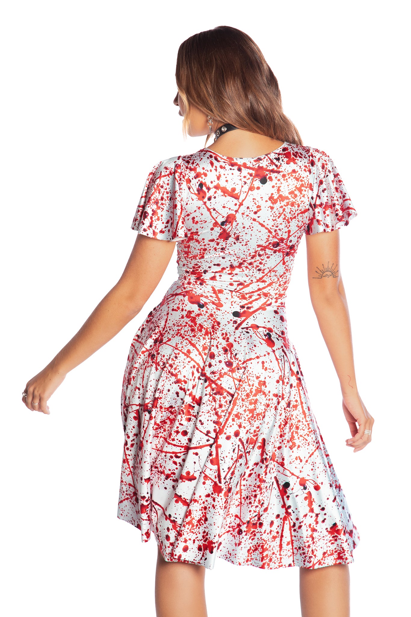 Blood Splatter Rio Midi Dress - Limited – BlackMilk Clothing