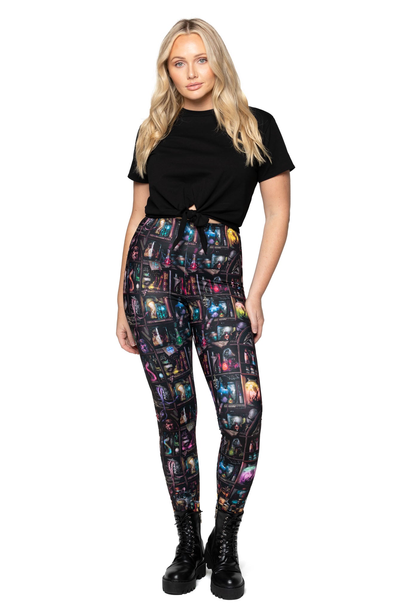 Cabinet of Curiosity High Waisted Matte Finish Leggings - Limited ...