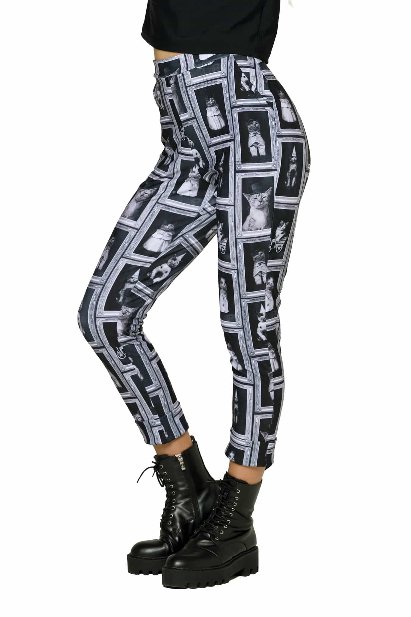 Cat Tales Cuffed Pants - Limited – BlackMilk Clothing