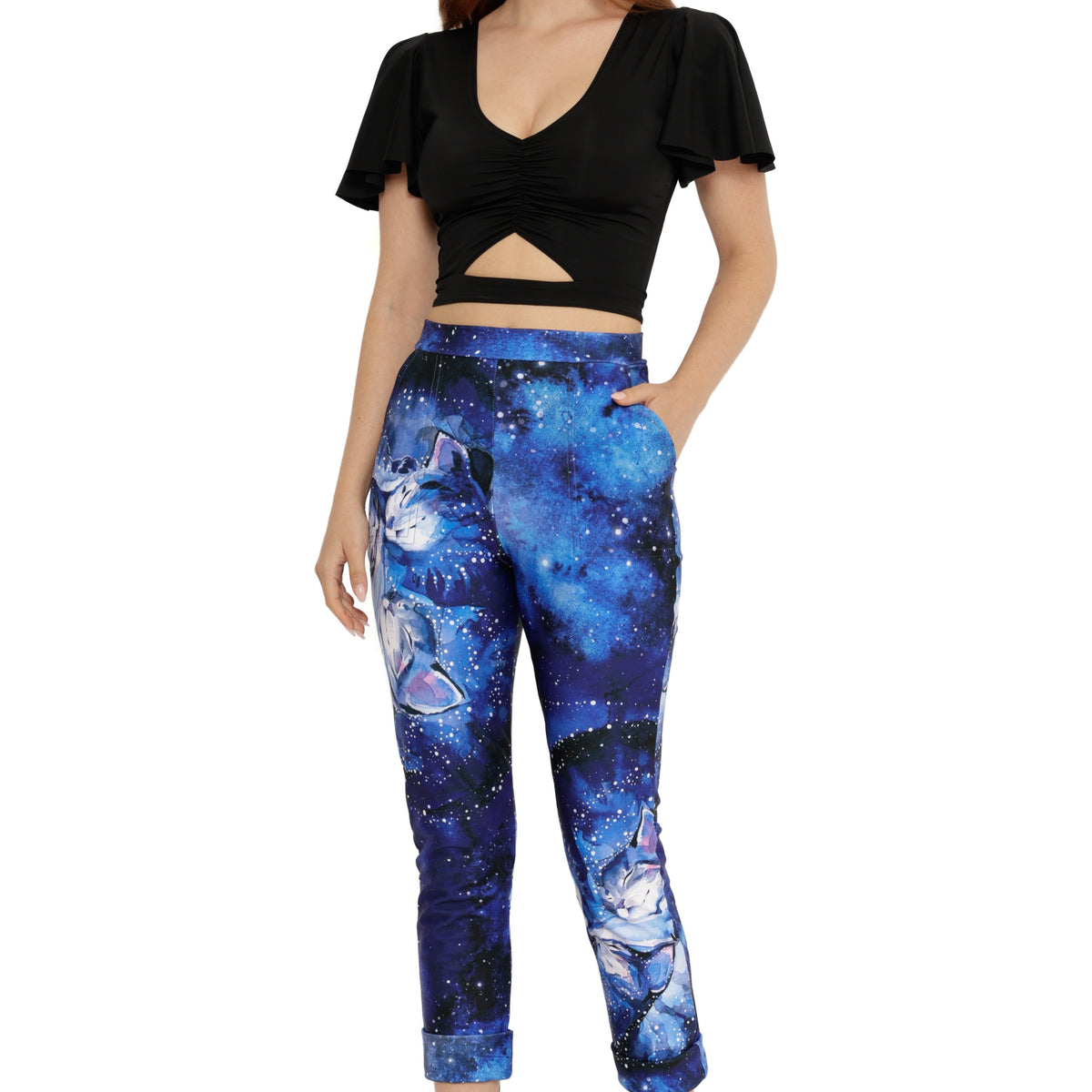 Celestial Cuddling Cuffed Pants - Limited – BlackMilk Clothing
