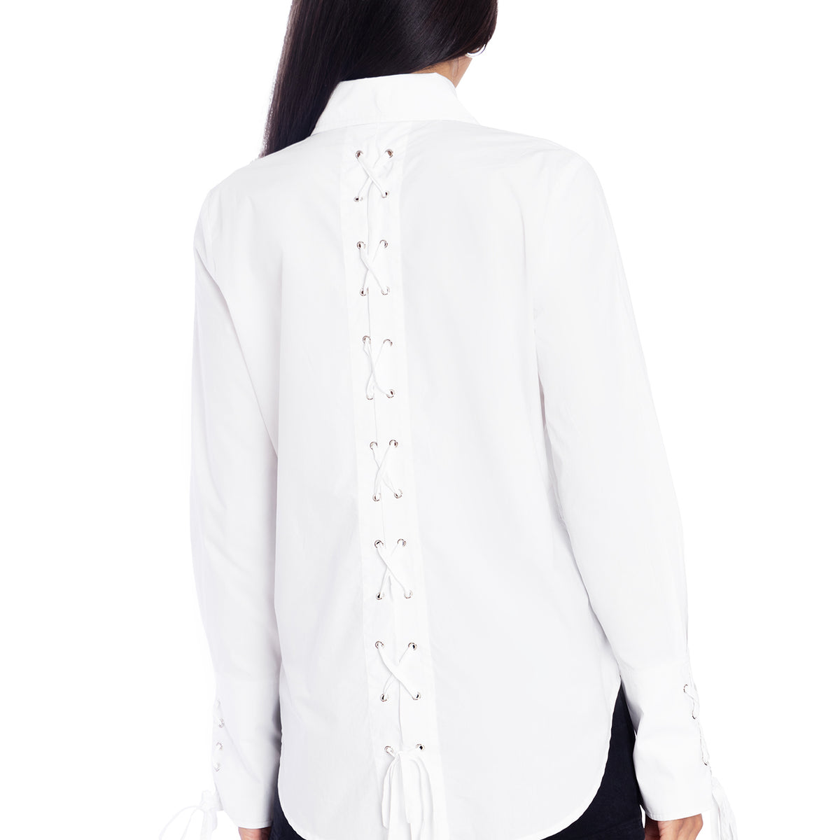 Ceremony Lace Up Back Shirt - Limited – BlackMilk Clothing
