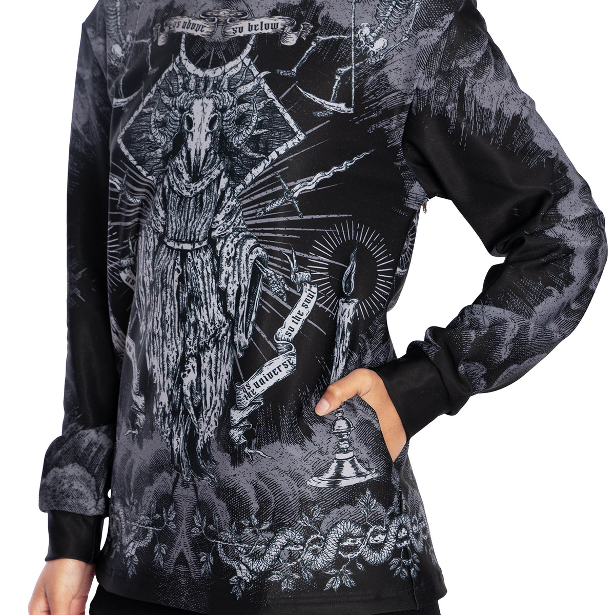 Dark Rites Oversized Hoodie Sweater - Limited – BlackMilk Clothing