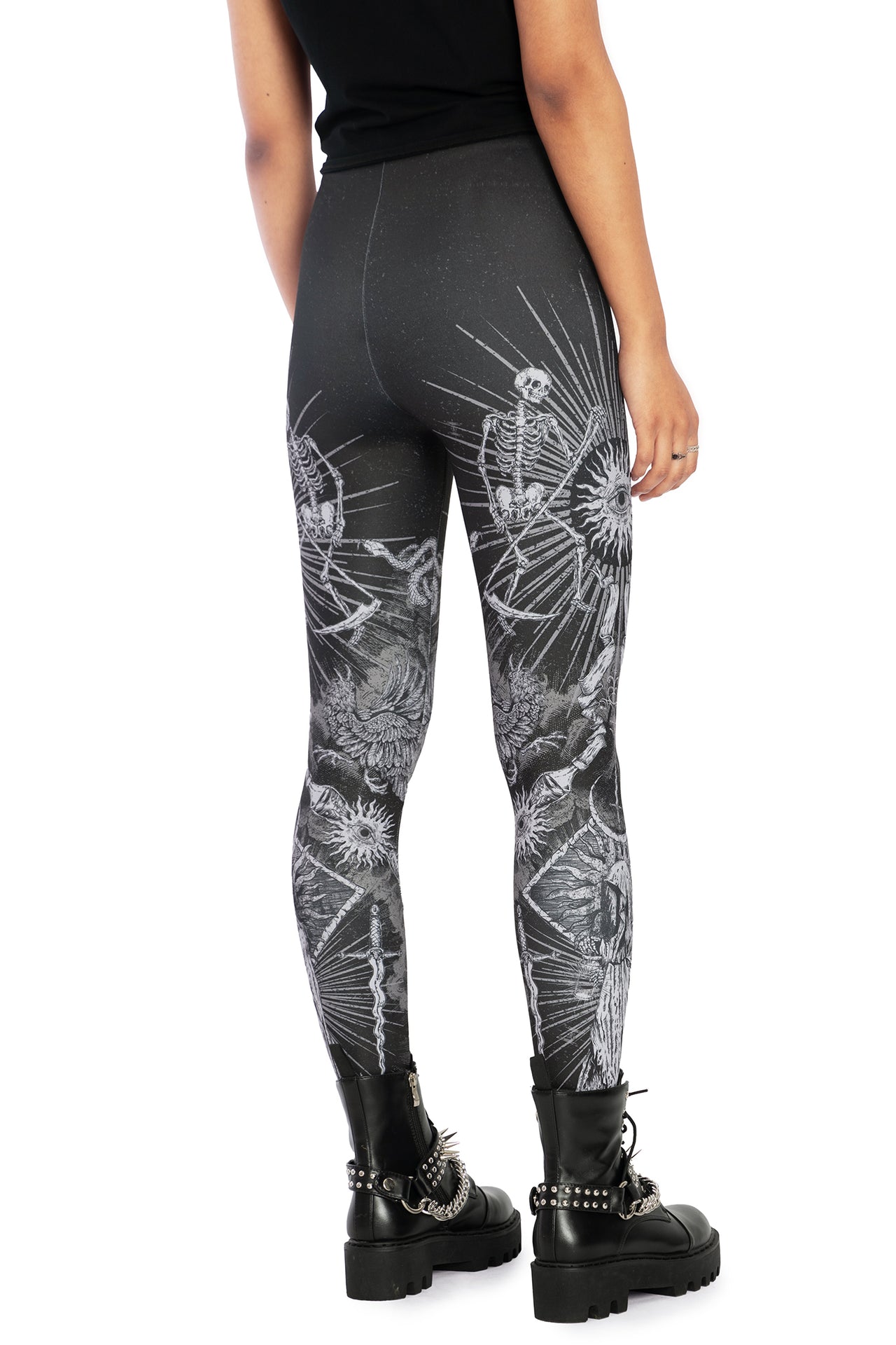Dark Rites High Waisted Matte Finish Leggings - Limited – BlackMilk ...