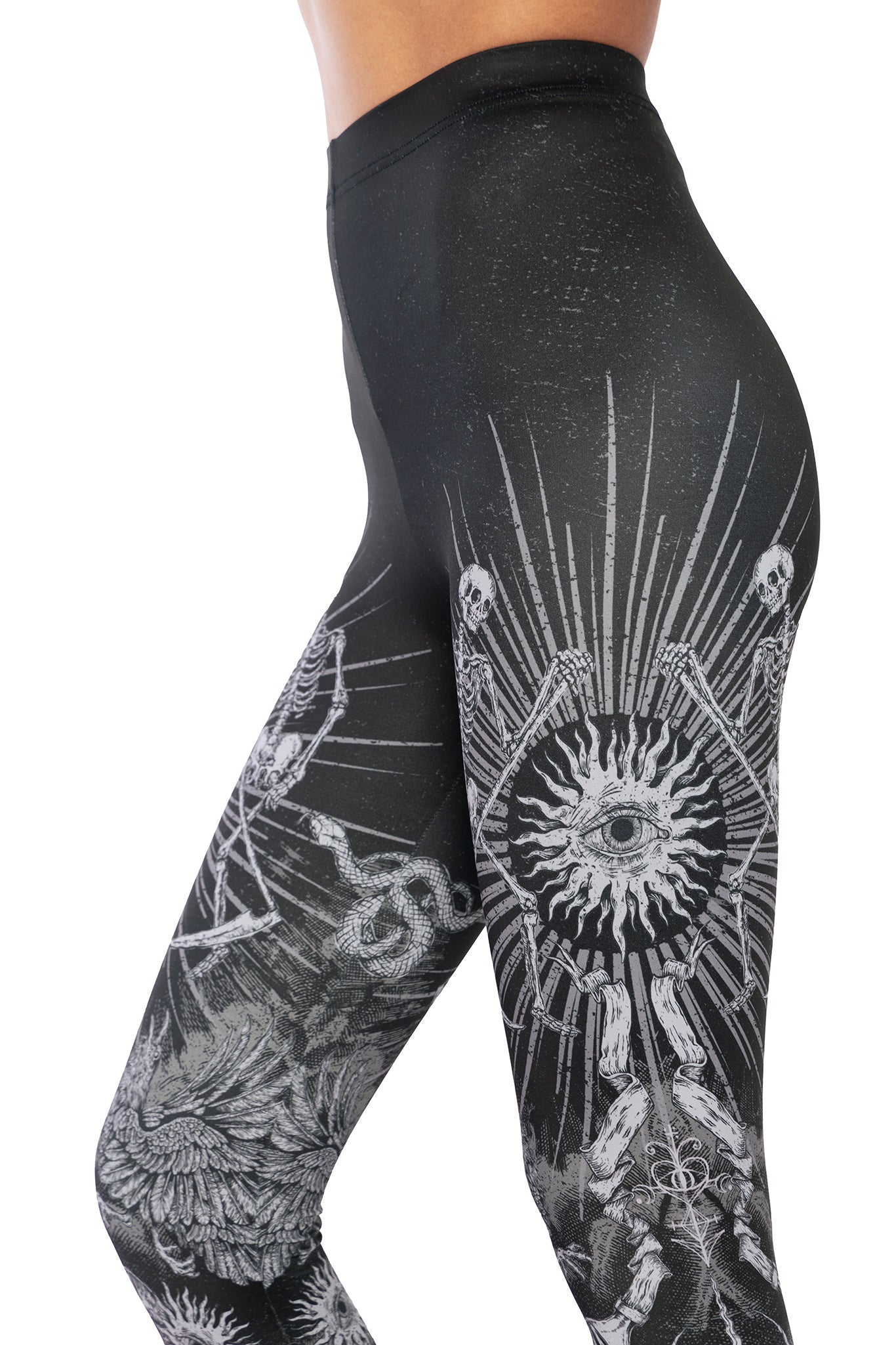 Dark Rites High Waisted Matte Finish Leggings - Limited – BlackMilk ...