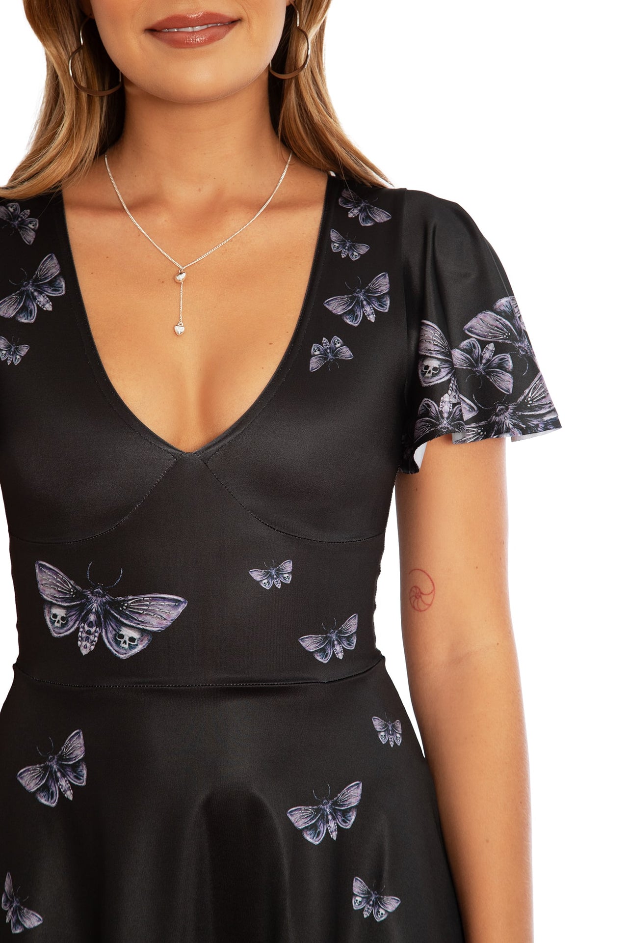 Death's Head Hawkmoth Rio Marilyn Midi Dress - Limited – BlackMilk Clothing
