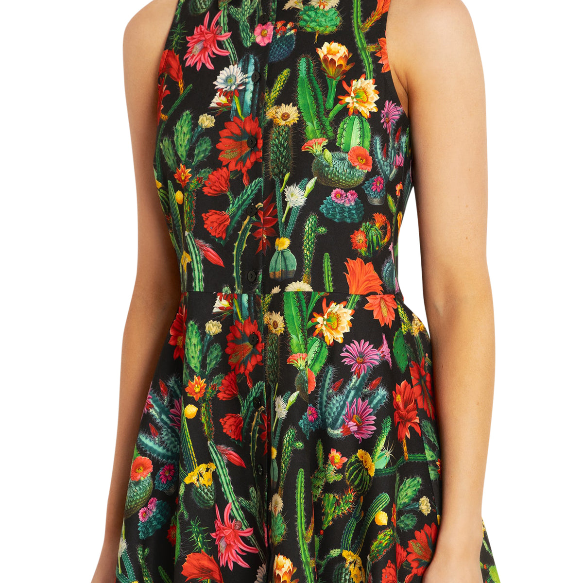 Desert Flower Work It Skater Dress - Limited – BlackMilk Clothing