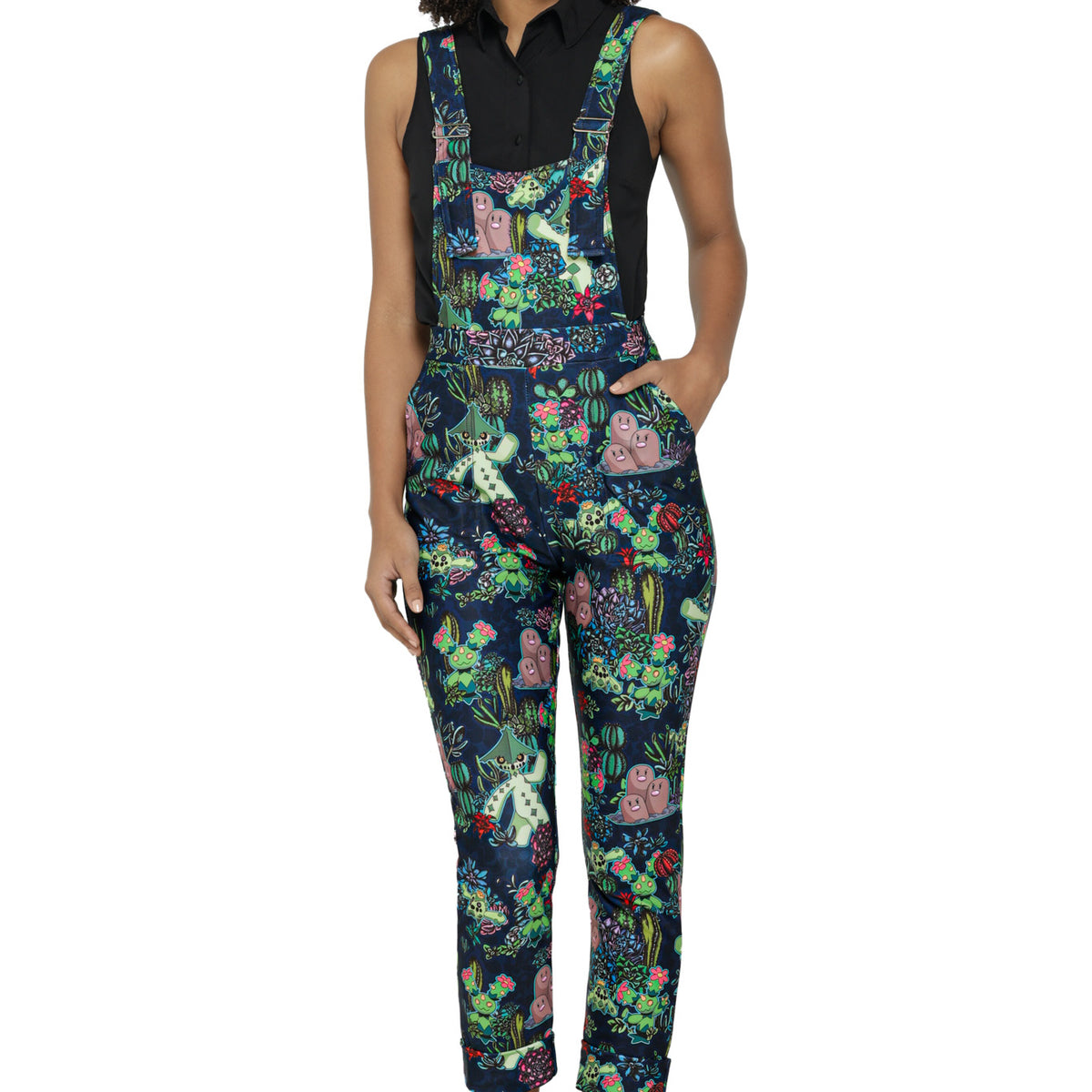 Desert Garden Long Overalls - Limited – BlackMilk Clothing