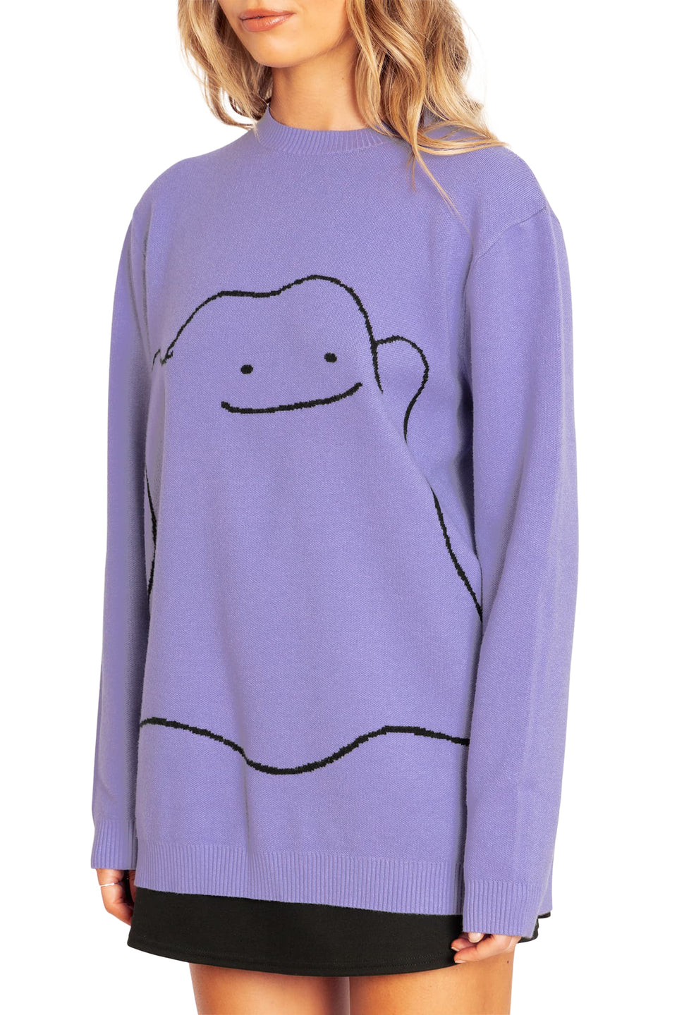 Ditto Oversized Knit Sweater – BlackMilk Clothing