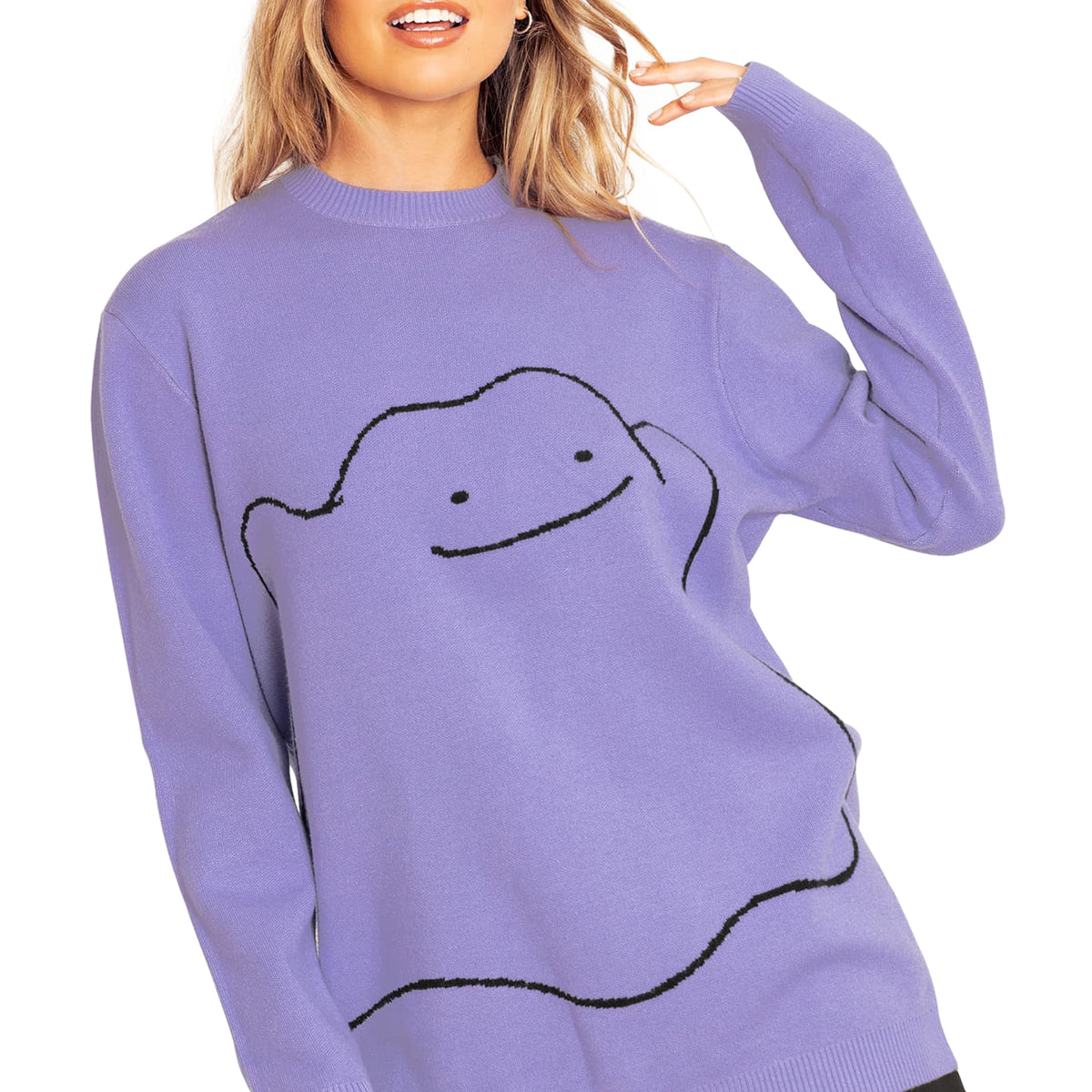 Ditto Oversized Knit Sweater – BlackMilk Clothing