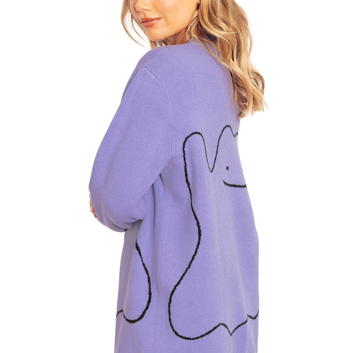 Ditto Oversized Knit Sweater – BlackMilk Clothing