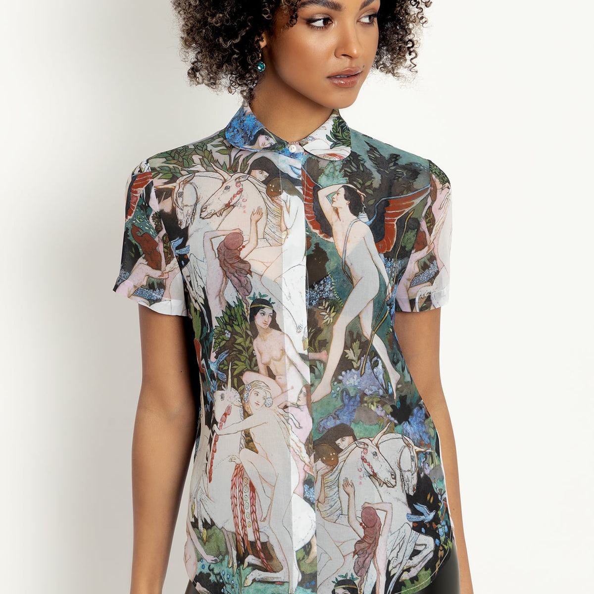 Duncan Unicorns Cute As A Button Shirt - Limited – BlackMilk Clothing