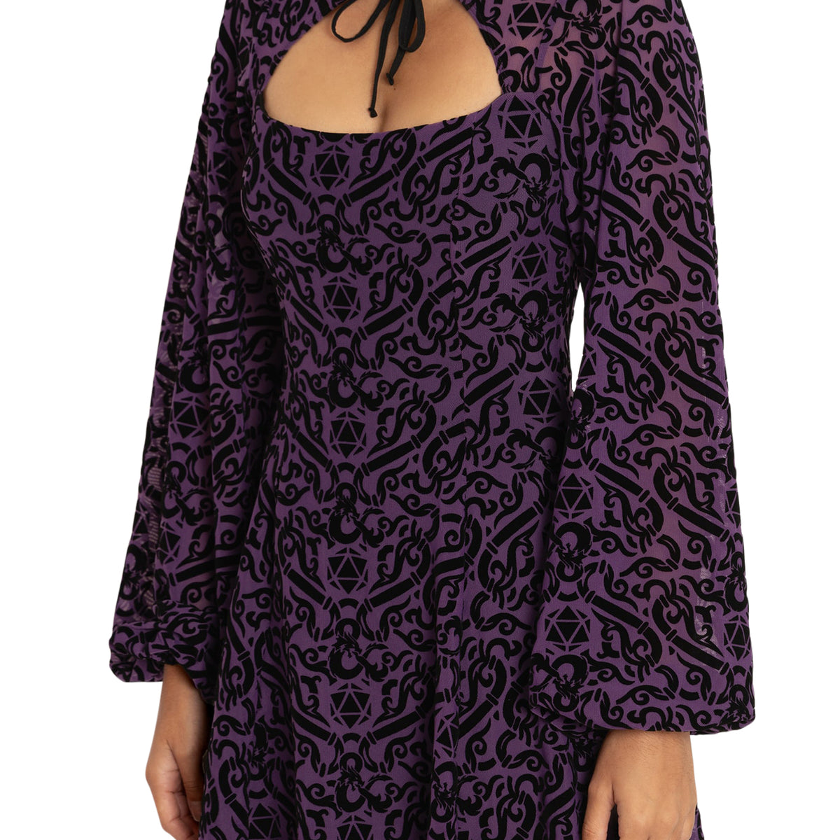 Dungeons & Dragons Shrug Bishop Dress - Limited – BlackMilk Clothing