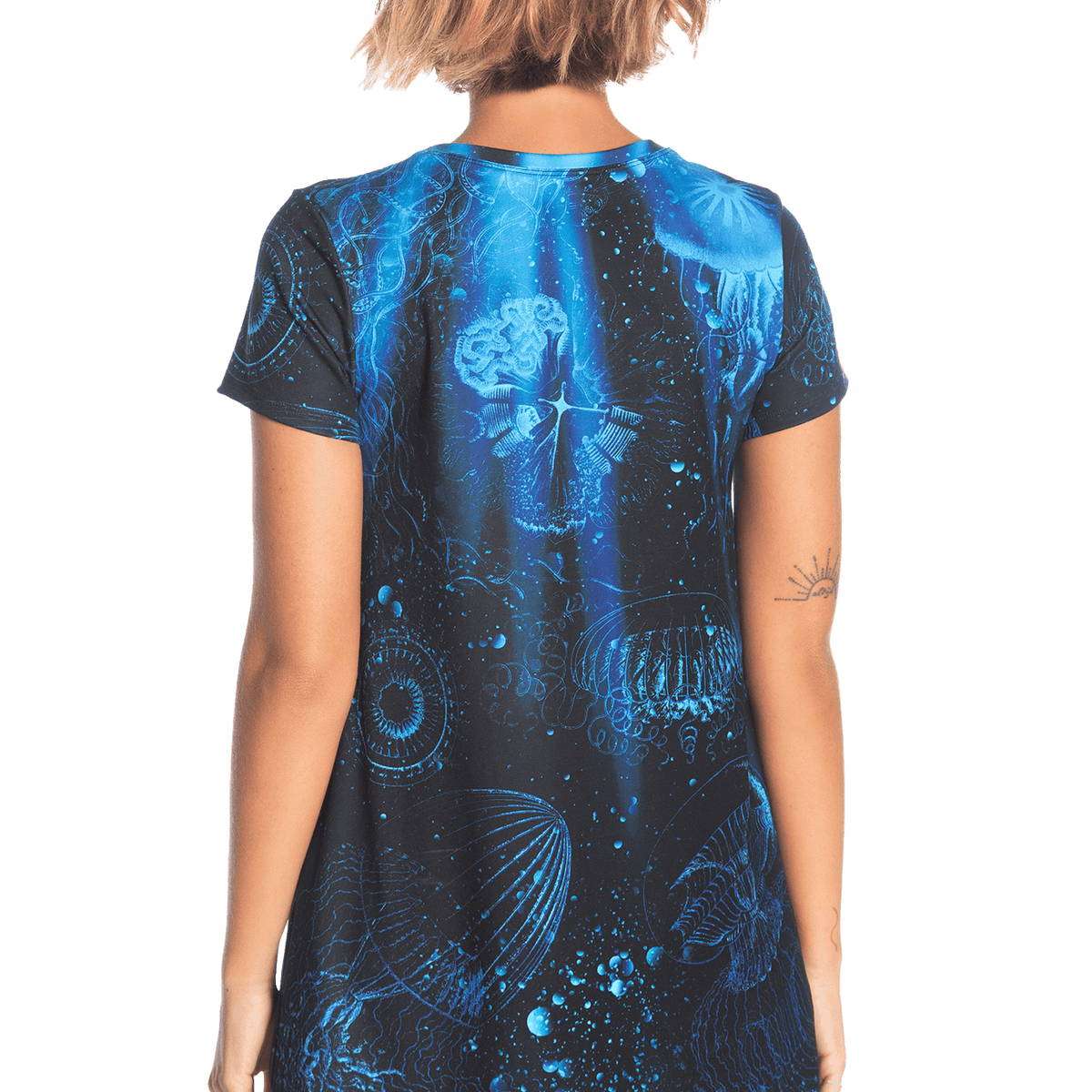 Deep Sea Jellyfish Swing Tee Dress - Limited – BlackMilk Clothing