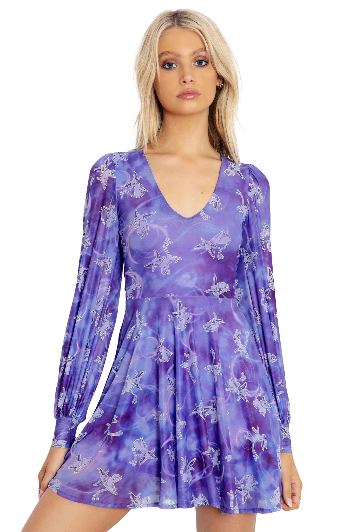 Espeon Sheer Romance Dress - Limited – BlackMilk Clothing