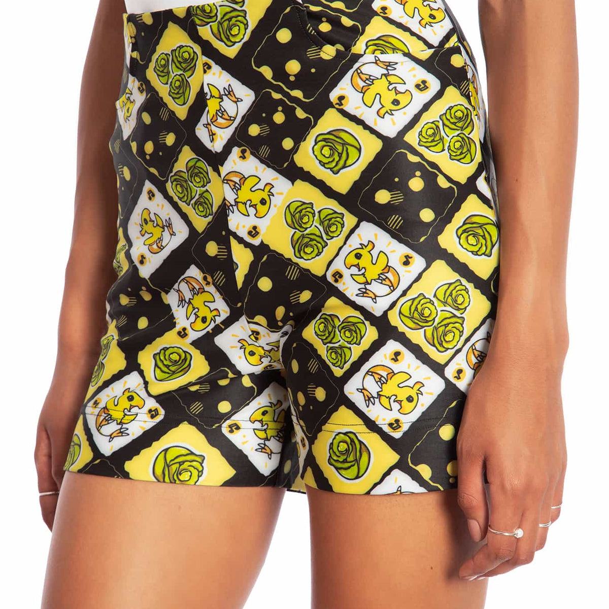 Chocobo High Waisted Pocket Shorts - Limited – BlackMilk Clothing