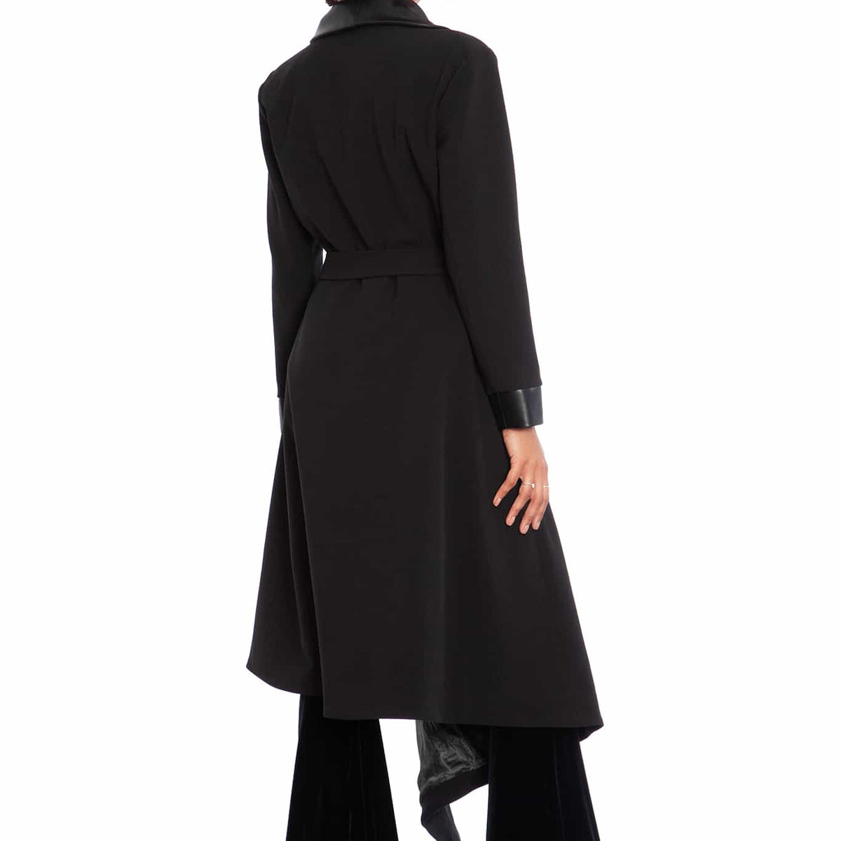 Job Icons Asymmetric Trench Coat - Limited – BlackMilk Clothing