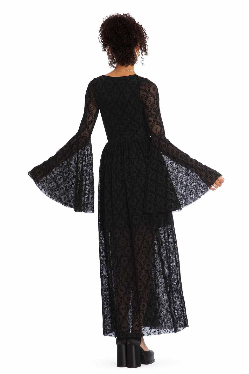 Job Icons Spectre Maxi Dress - Limited – BlackMilk Clothing