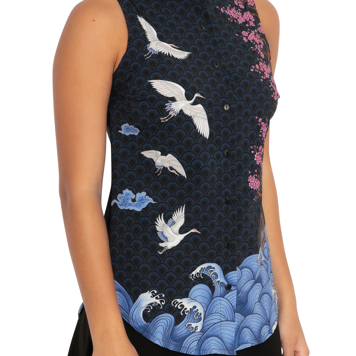 Flight Of Tsuru Business Time Shirt – BlackMilk Clothing