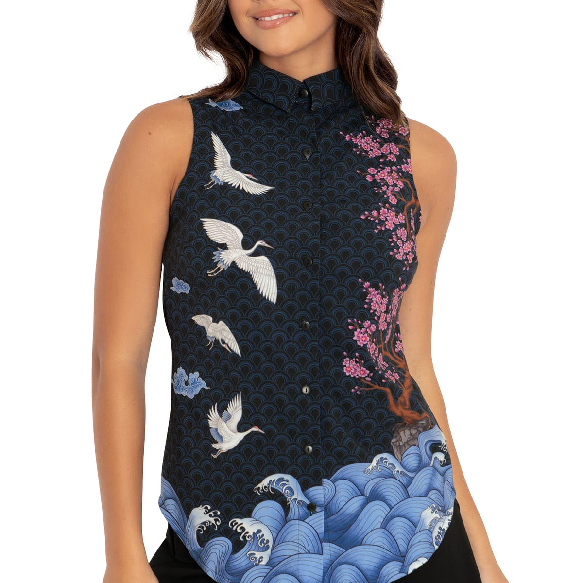 Flight Of Tsuru Business Time Shirt – BlackMilk Clothing
