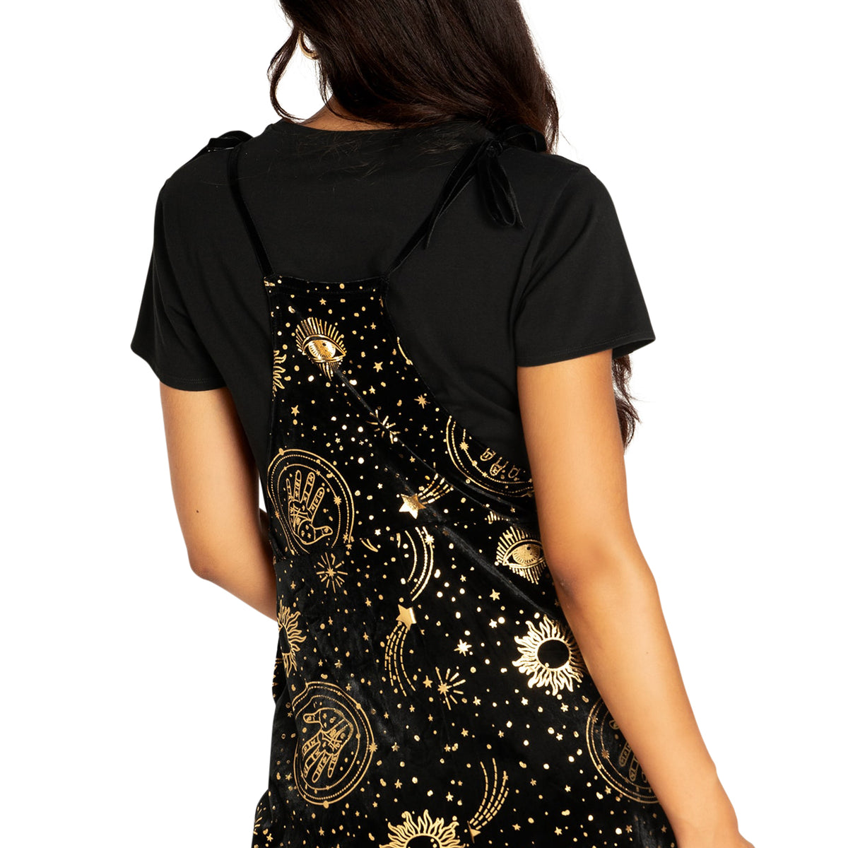 Fortune Teller Velvet Tie Playsuit - Limited – BlackMilk Clothing