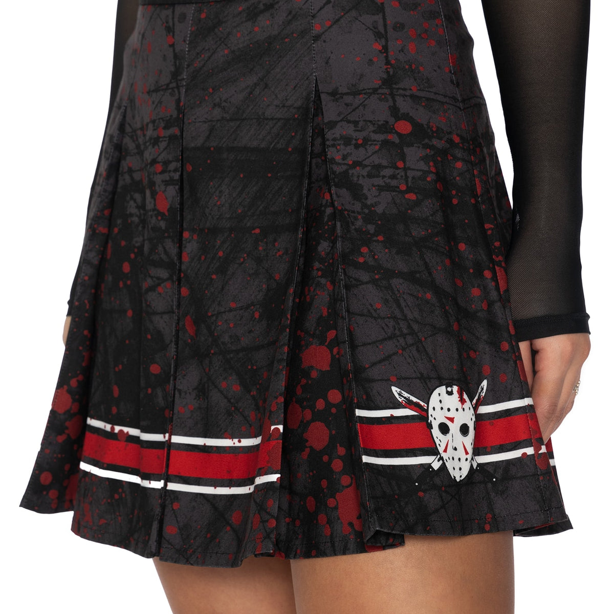 Jason Voorhees Pleat Mini Skirt - Limited – BlackMilk Clothing