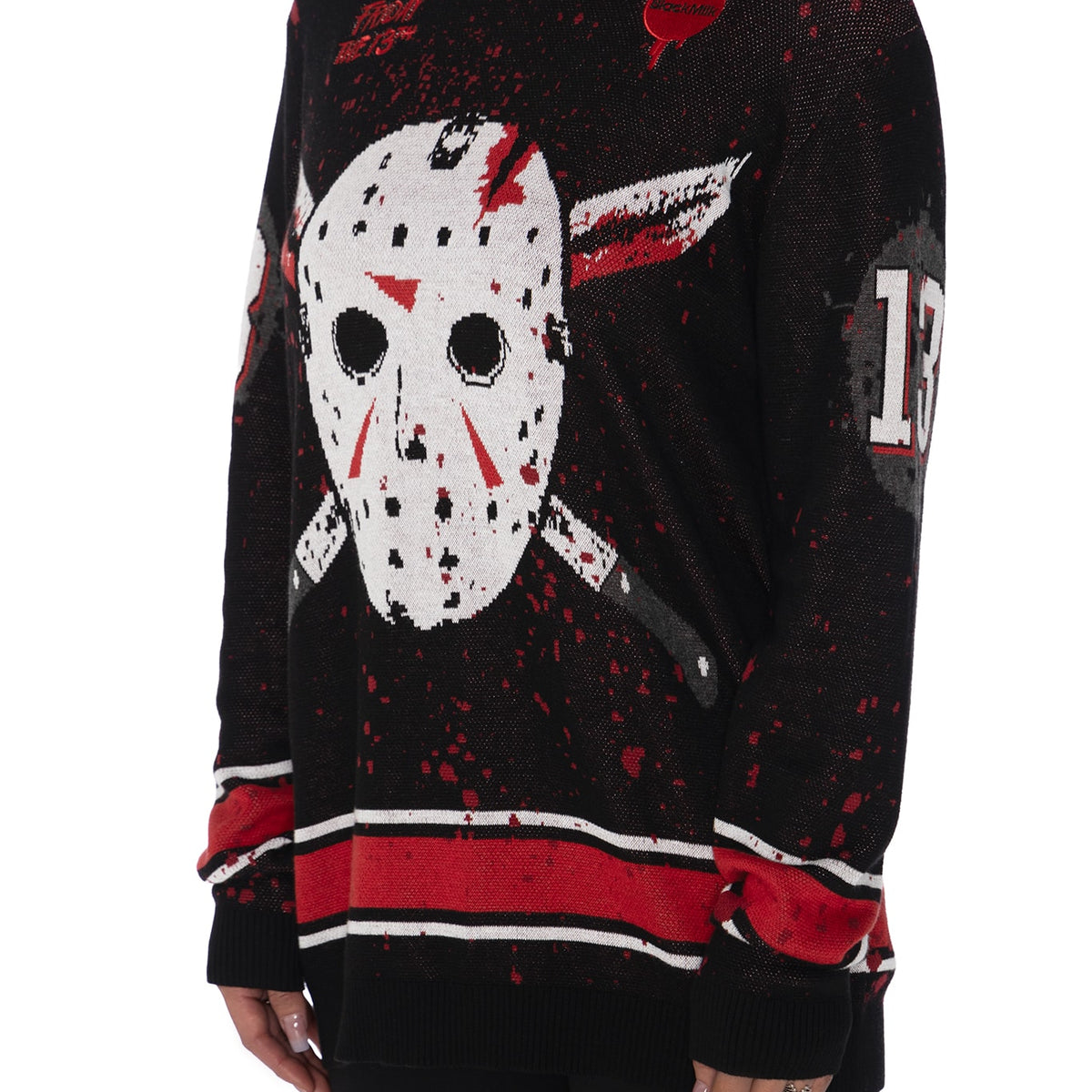 Jason Voorhees Oversized Knit Sweater - Limited – BlackMilk Clothing